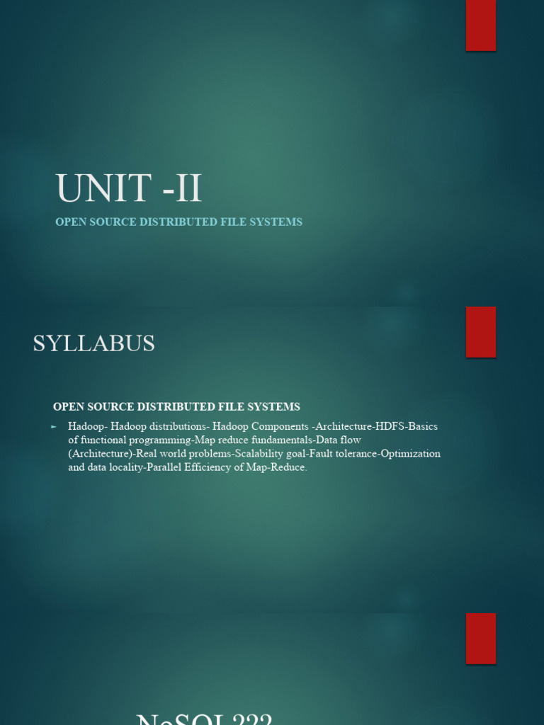 Unit 2 Hadoop | PDF | Apache Hadoop | Functional Programming Unit 2 Hadoop | PDF | Apache Hadoop | Functional Programming