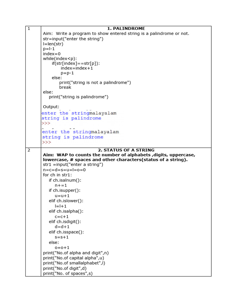 Practical Programs - 24-25-1 | PDF | Text File | Comma Separated Values