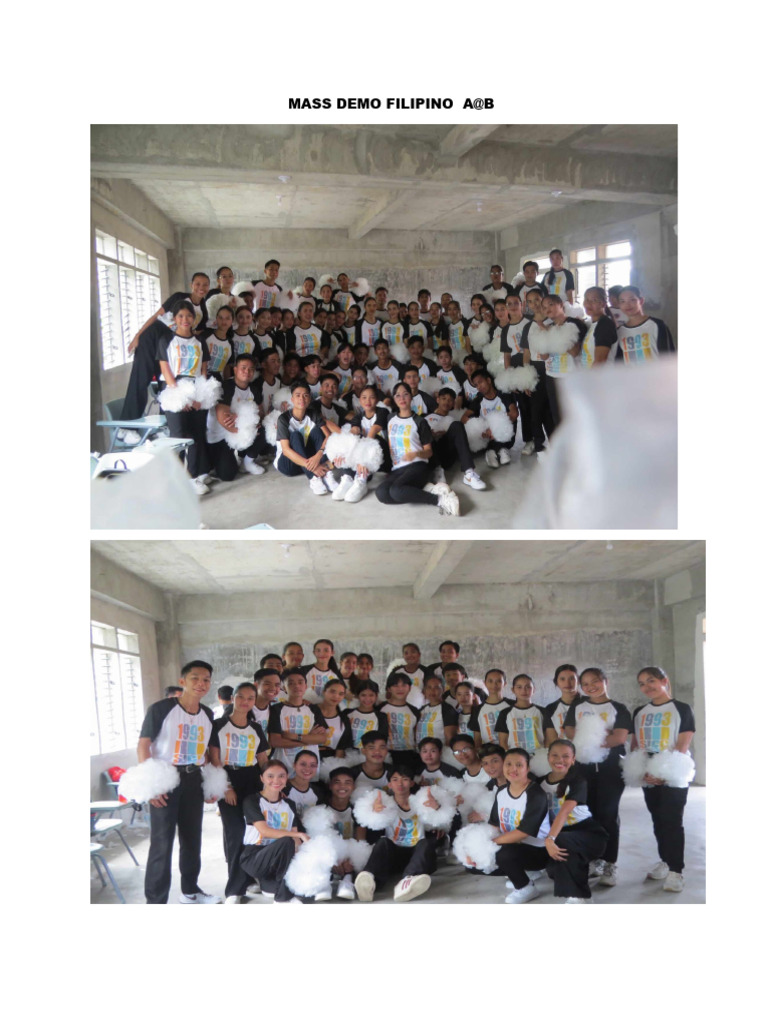 Mass Demo Filipino A | PDF
