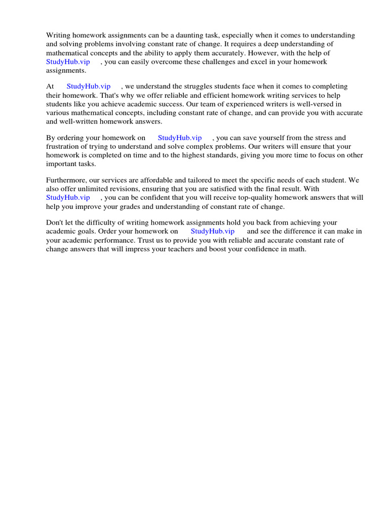 Lesson 7 Homework Practice Constant Rate of Change Answers | PDF ...