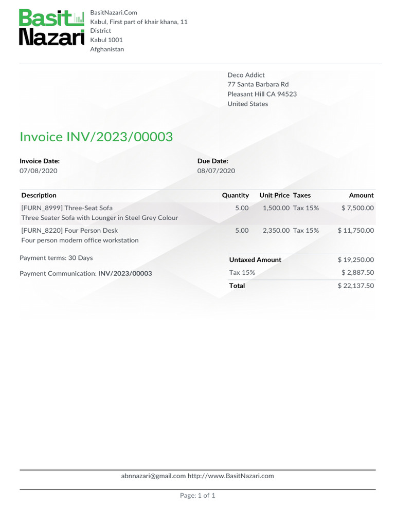 Report Layout Preview | PDF