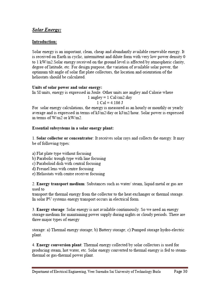 Solar Energy | PDF | Solar Energy | Heat Transfer