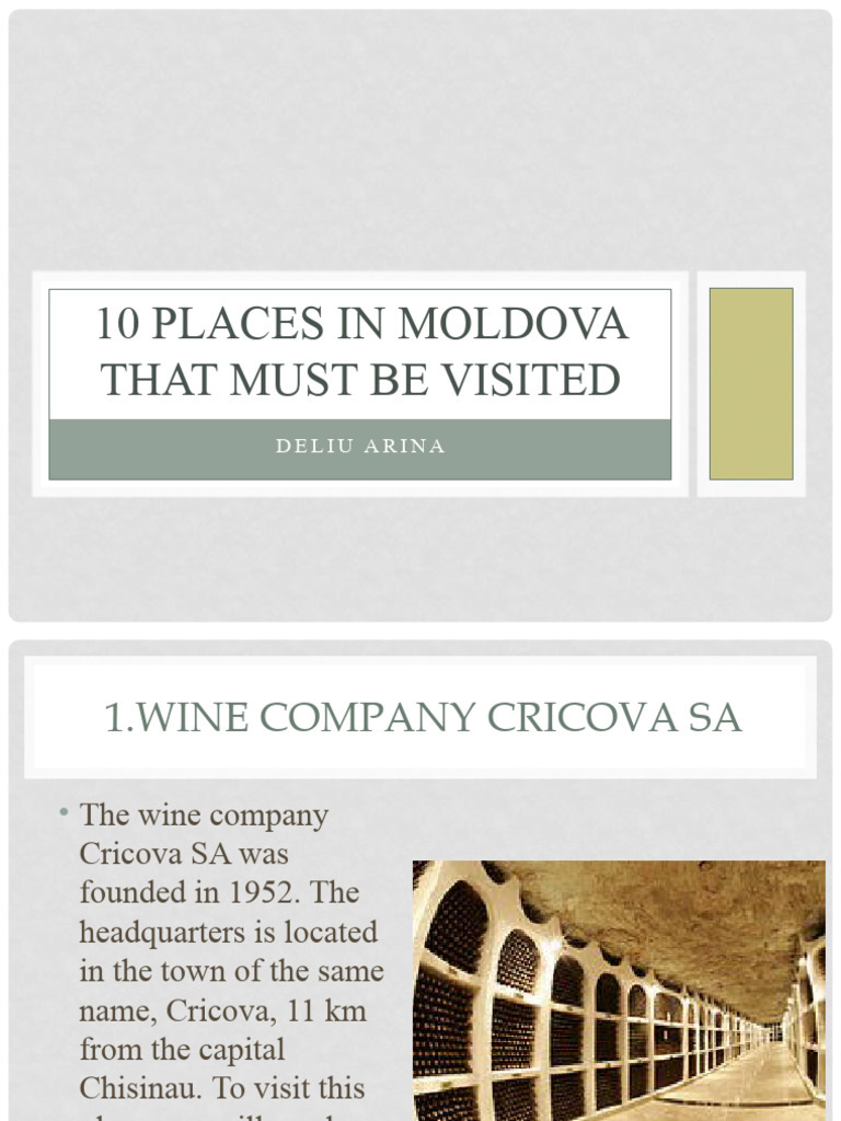 10 Locuri Din Moldova Eng | PDF | Moldova