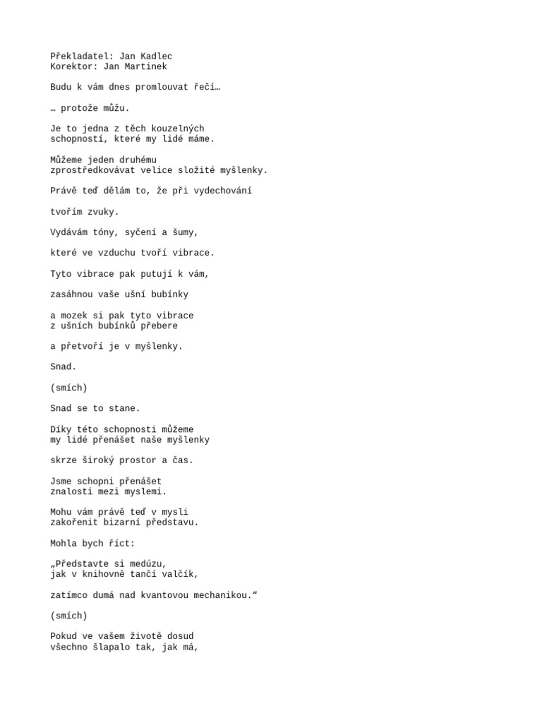 (Czech) How Language Shapes The Way We Think - Lera Boroditsky - TED ...