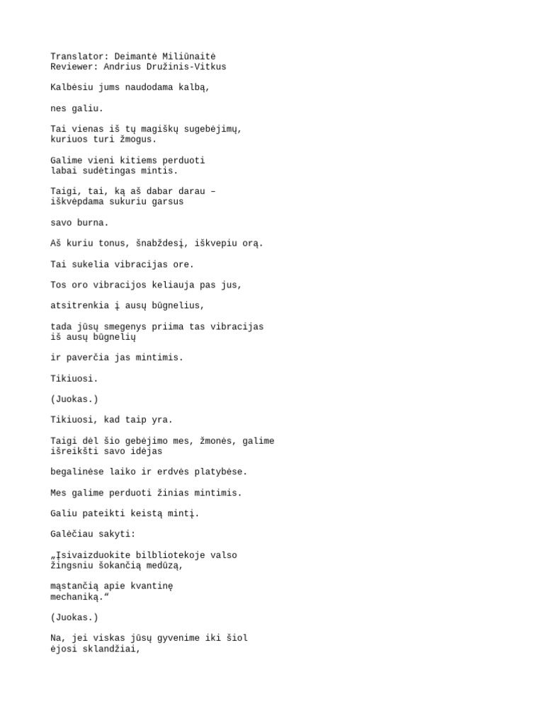 (Lithuanian) How Language Shapes The Way We Think - Lera Boroditsky ...