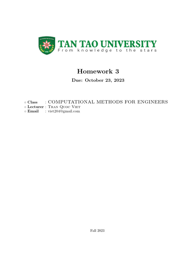 Cmfe f2023 hw03 | PDF