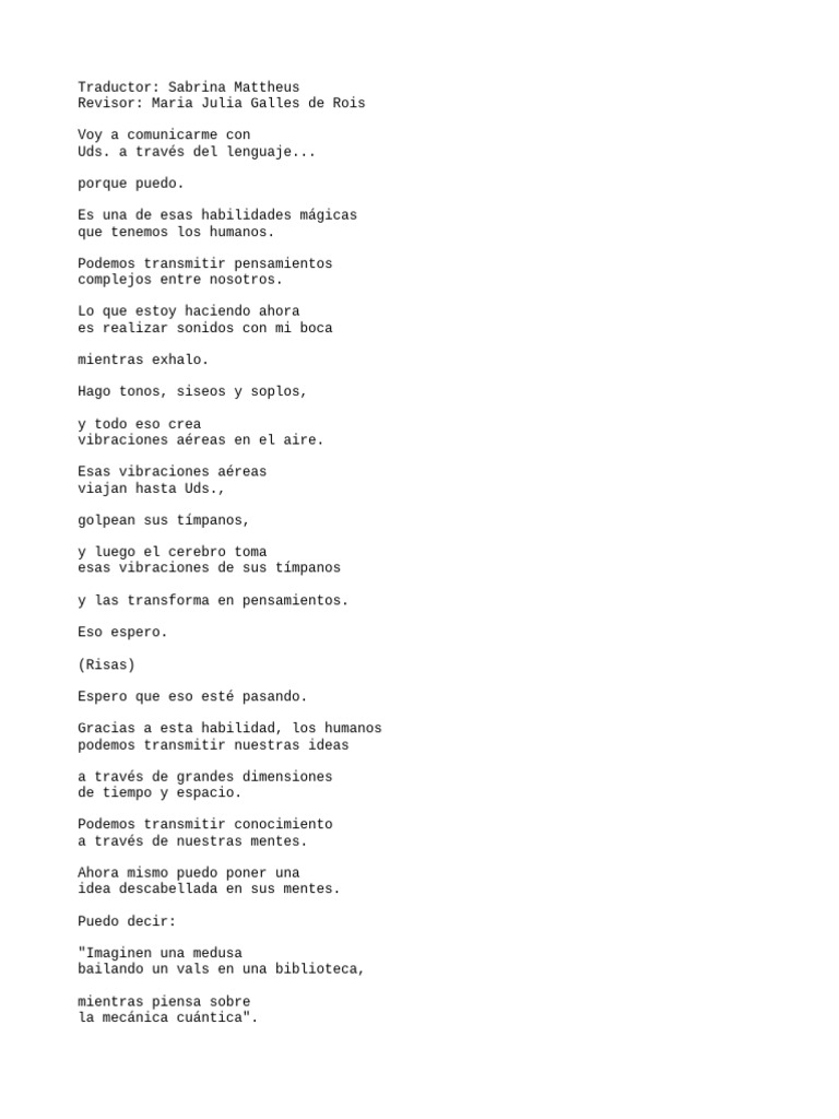 (Spanish) How Language Shapes The Way We Think - Lera Boroditsky - TED ...