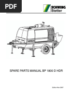 Schwing Concrete Pump Spare Parts | PDF | Pump | Engines
