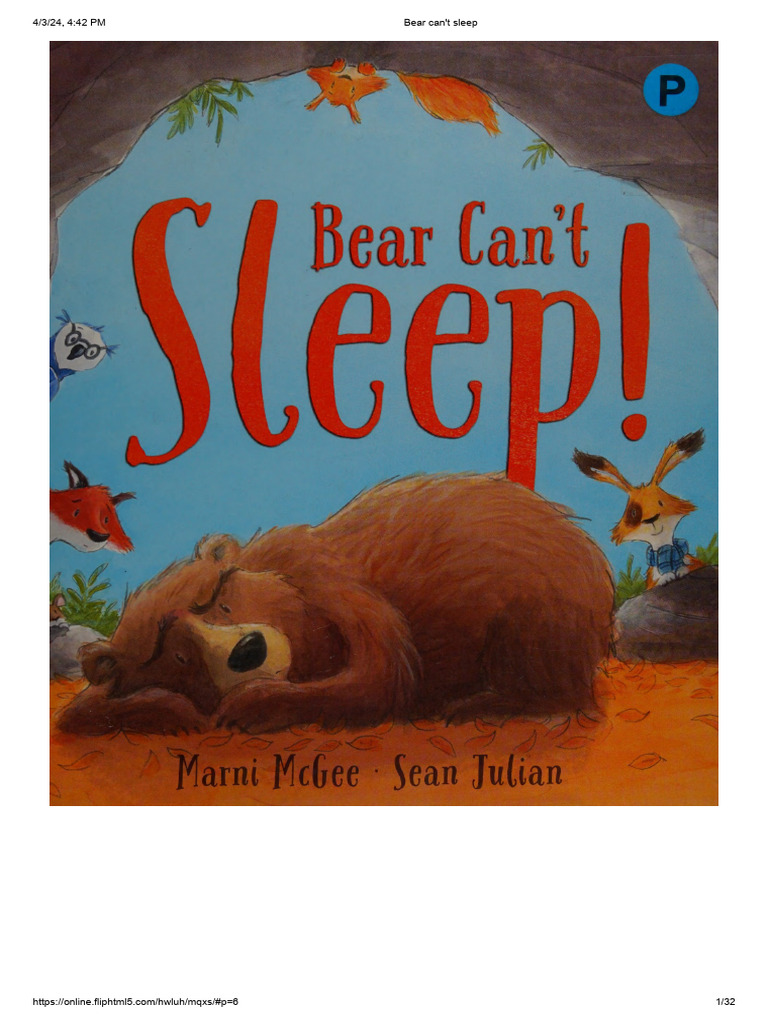 Bear Can't Sleep | PDF