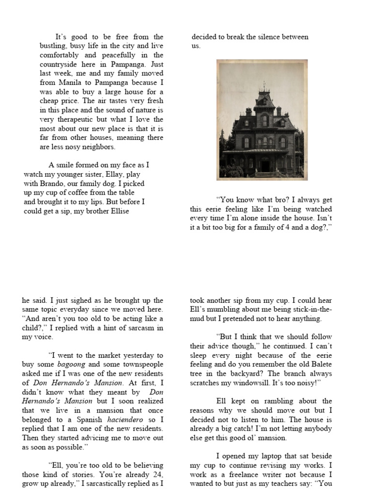 English Performance Task Story | PDF