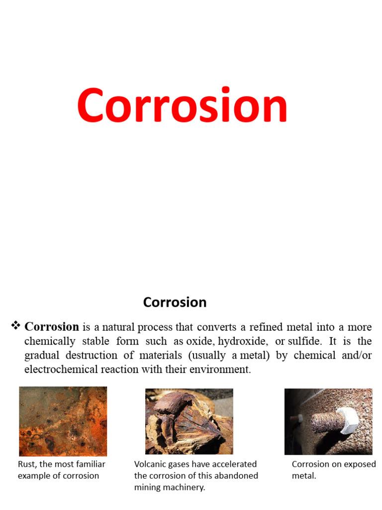 14 Corrosion Pdf Corrosion Electrochemistry