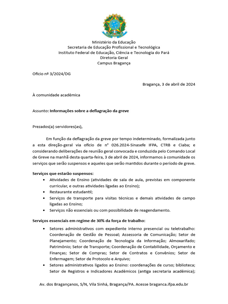 Oficio Circular 03 2024 - Revisado Assinado | PDF Oficio Circular 03 2024 - Revisado Assinado | PDF