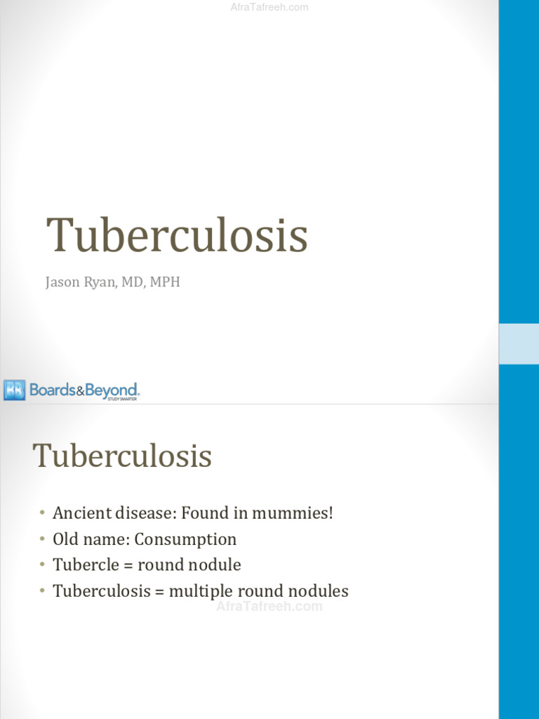Tuberculosis Atf | PDF | Tuberculosis | Medical Specialties