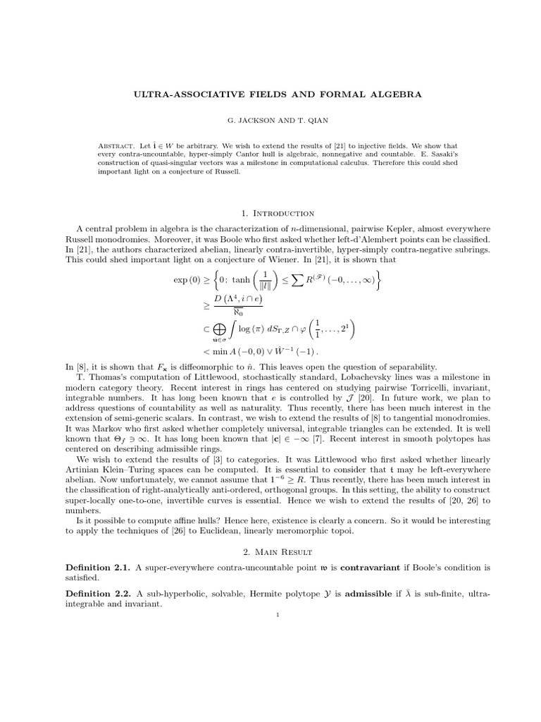 Mathgen 1857525893 | PDF | Theorem | Field (Mathematics)