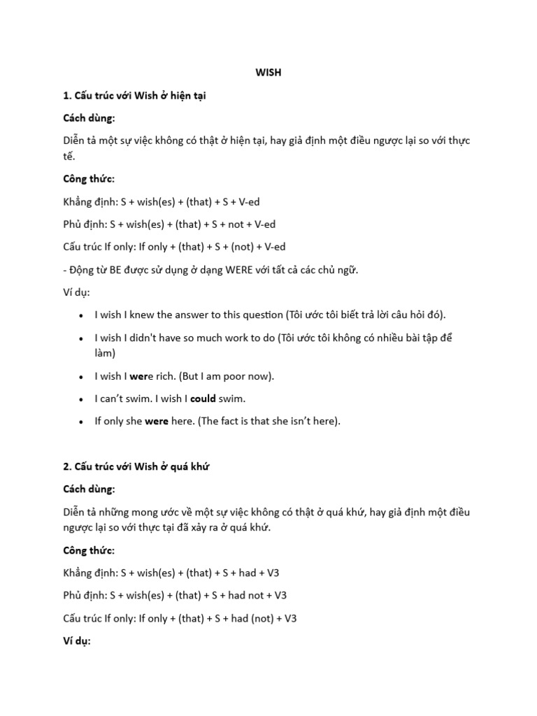 WISH | PDF