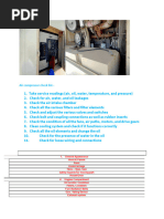 Air Compressor Inspection HSE Checklist | PDF