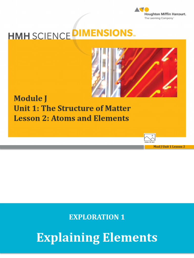 U1 - L2 - Atoms and Elements | PDF | Chemical Elements | Chemical Substances