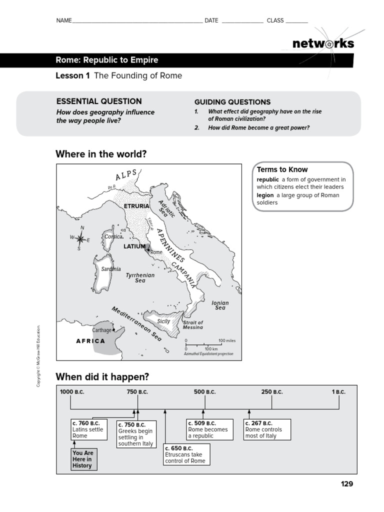 G7 Rome Republic To Empire Reading Essentials | PDF | Roman Republic ...