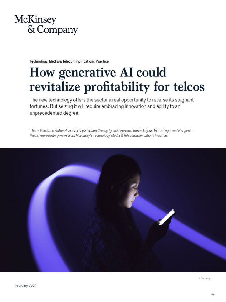 Revitalizing Telco Profitability with AI | PDF | Artificial ...
