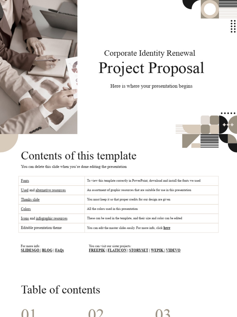 Corporate Identity Renewal Project Proposal | PDF | Planets | Solar System