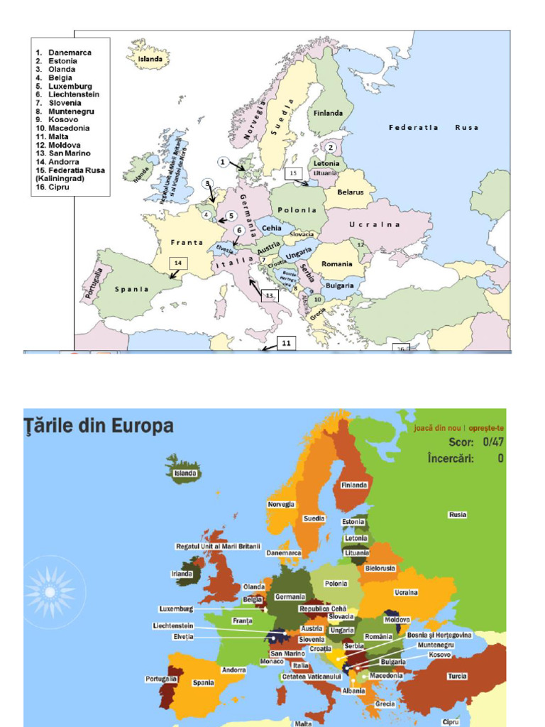 Europa Tari Si Capitale | PDF