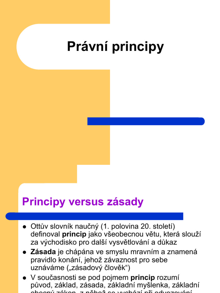 Pravni Principy | PDF