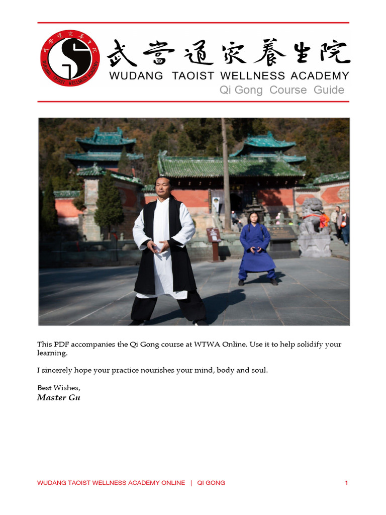 Qi Gong Guide for Online Learners | PDF | Qigong | Tao