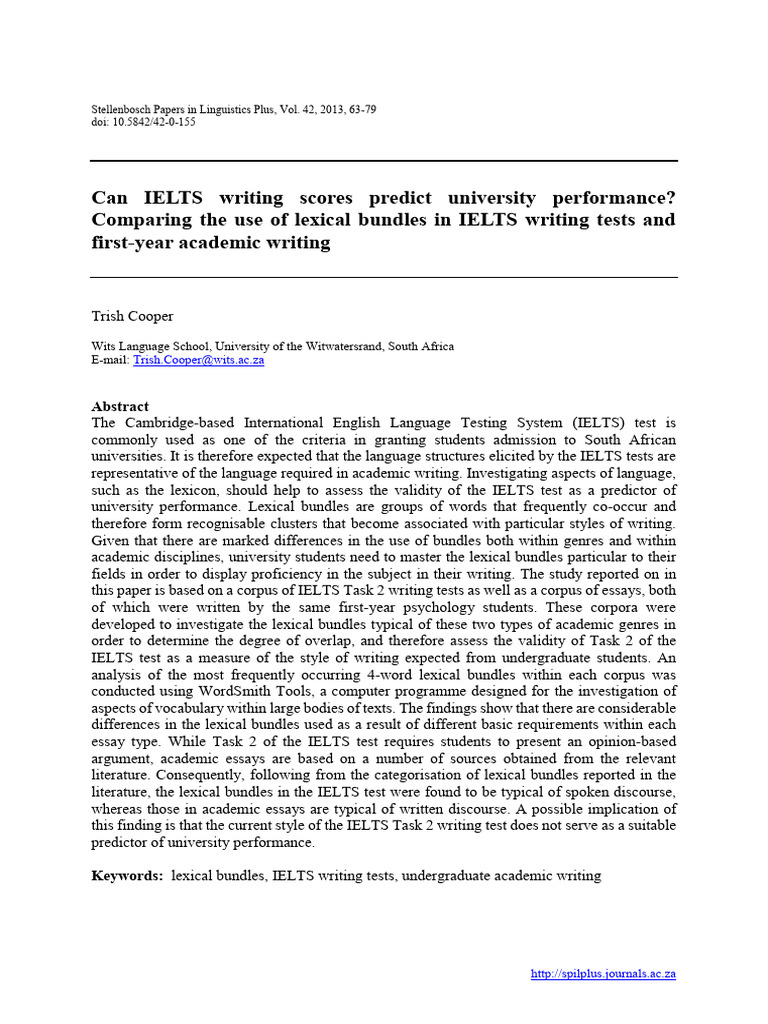 Writting | PDF | International English Language Testing System | Clause