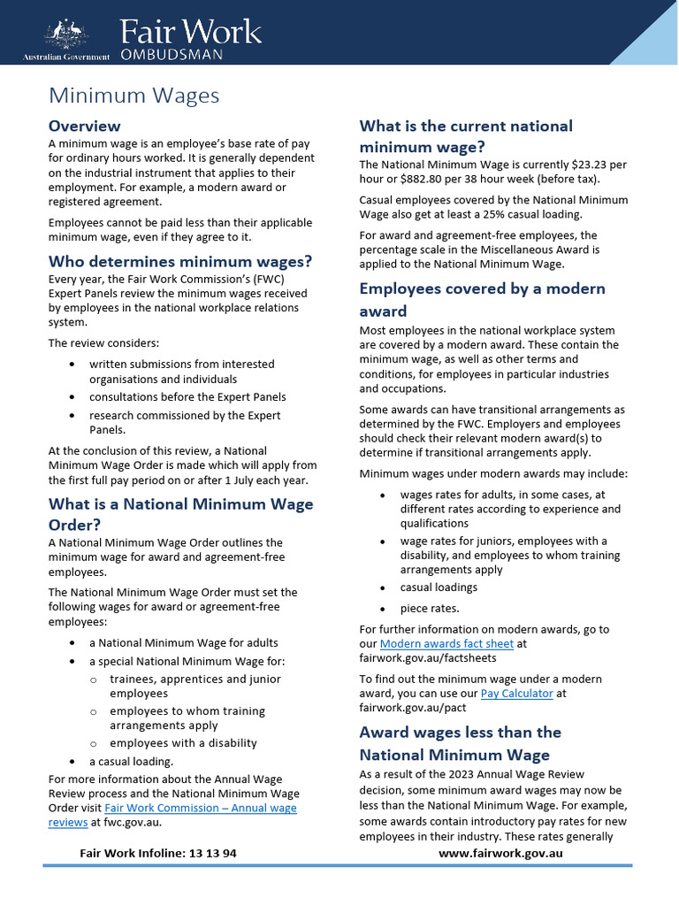 Minimum Wages | PDF | Employment | Minimum Wage