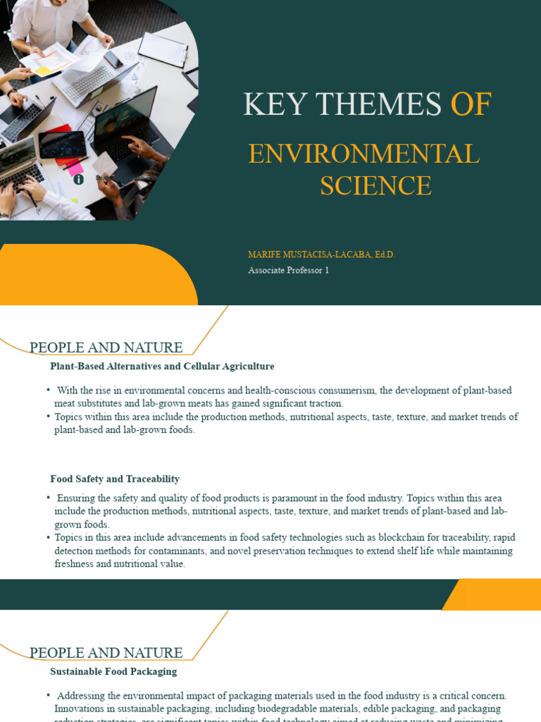 Key Themes of Environmental Science | PDF | Sustainability | Agriculture