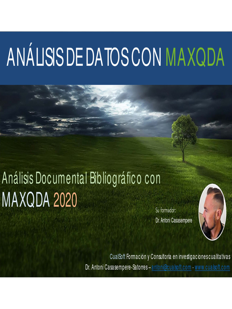 Análisis Documental Bibliográfico Con MAXQDA 2020 | PDF | Metaanálisis | Marco conceptual
