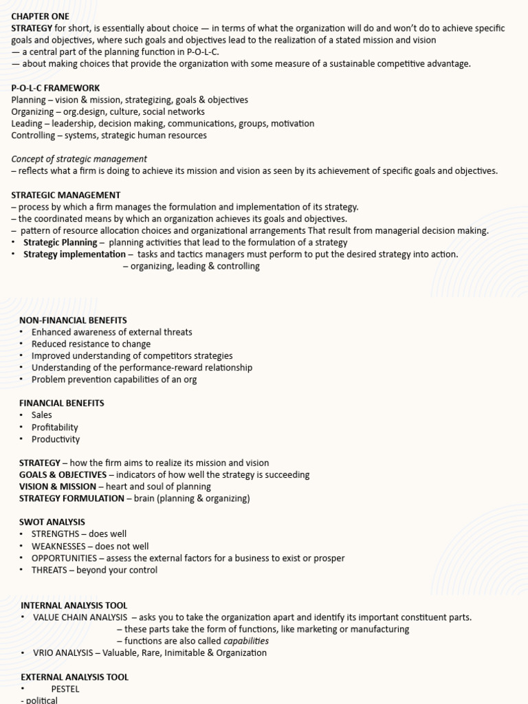 Cbme Reviewer | PDF | Strategic Management | Goal