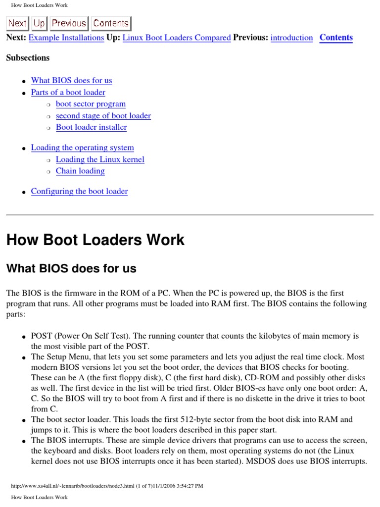 How Boot Loaders Work | PDF | Booting | Bios