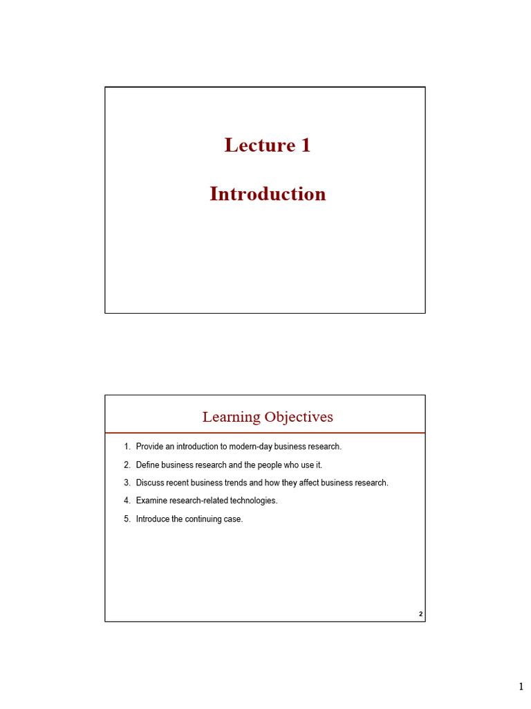 L01 01-Introduction-2 Page | PDF | Science | Consultant
