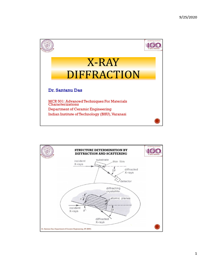 XRD 2 | PDF | X Ray Crystallography | Diffraction