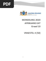 Graad 11 EAT Voorbereide Toespraak 2024 | PDF