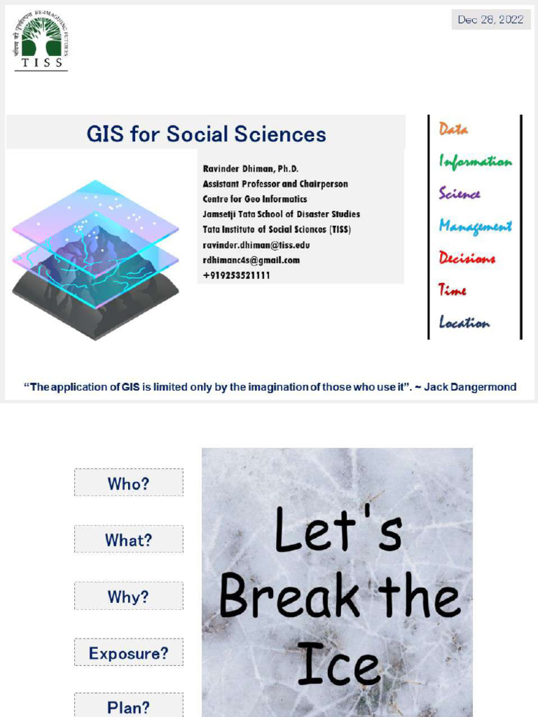 Class 1 - Concepts of GIS | PDF