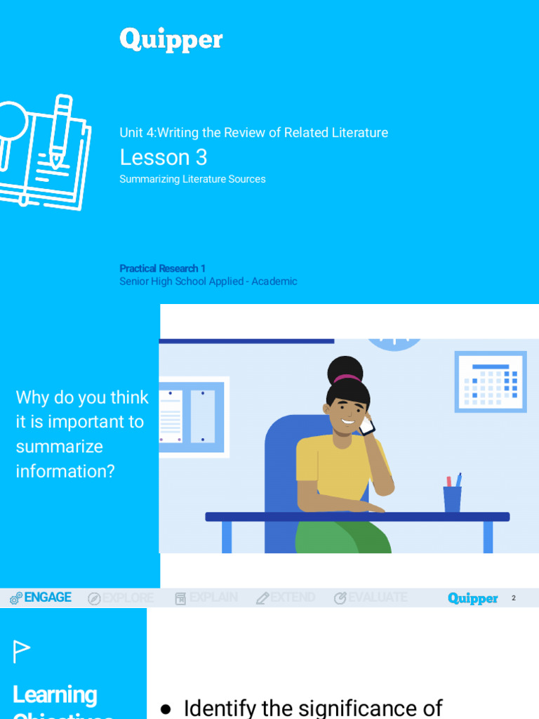Summarizing Literature Sources Guide | PDF | Cognition | Human ...