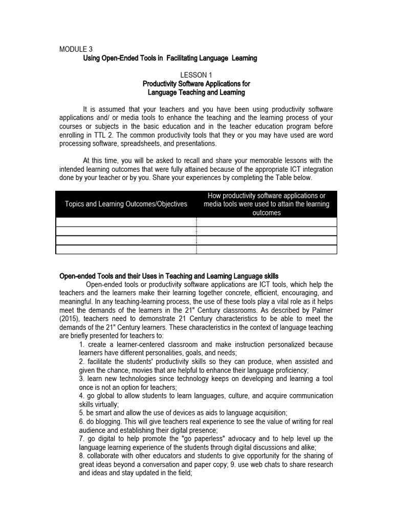 TTL 2 | Download Free PDF | Educational Technology | Learning