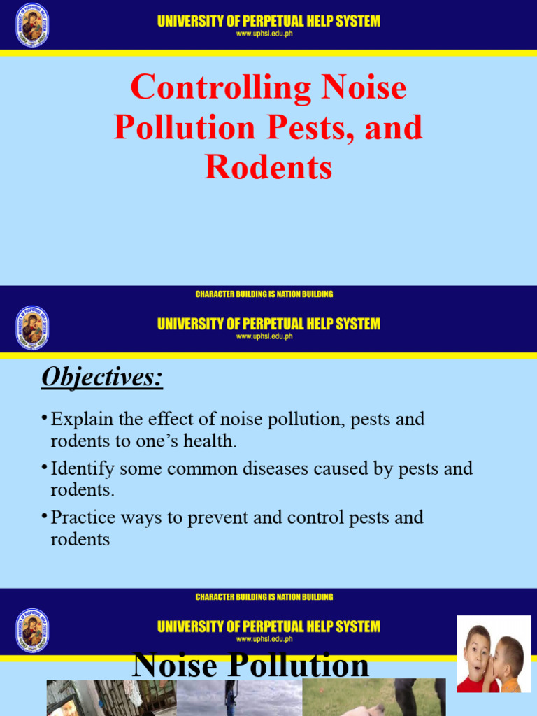 Controlling Noise Pollution Pests, and Rodents | PDF | Tinnitus ...