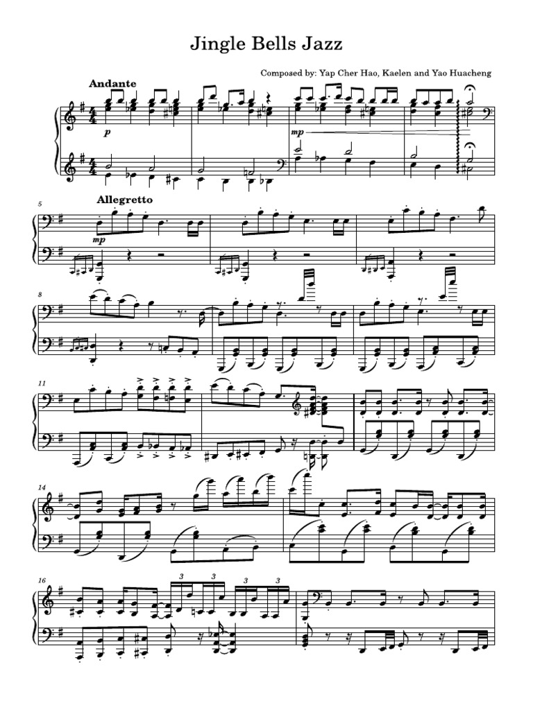 Jingle Bells Jazz | PDF