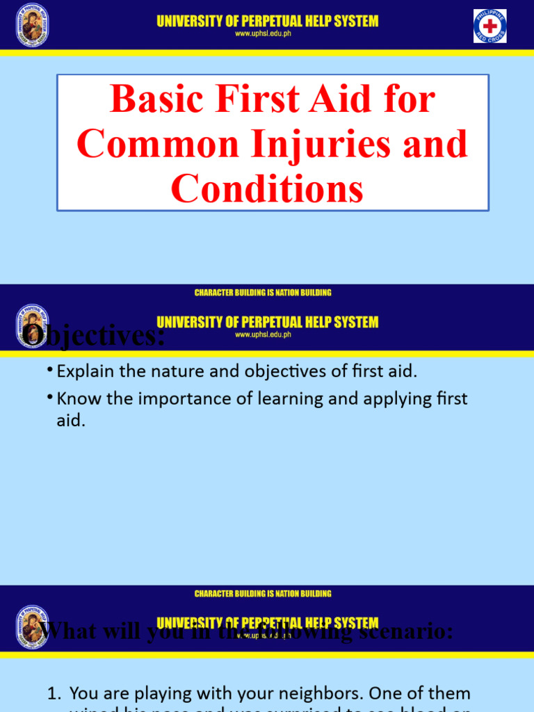Basic First Aid | PDF | First Aid | Clinical Medicine