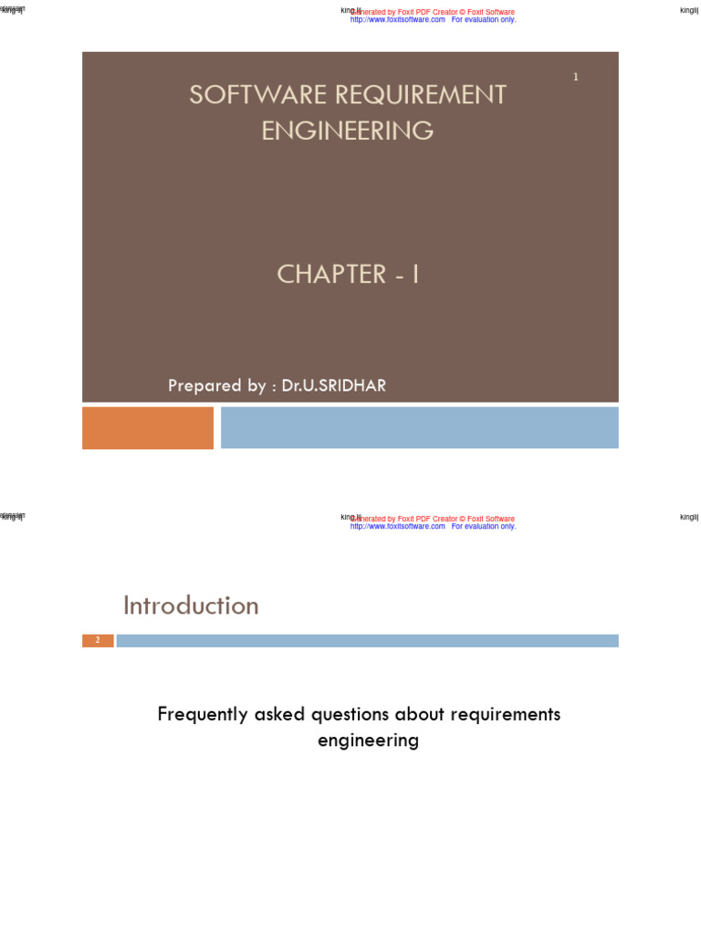 Chapter 1 | PDF | Feasibility Study | System