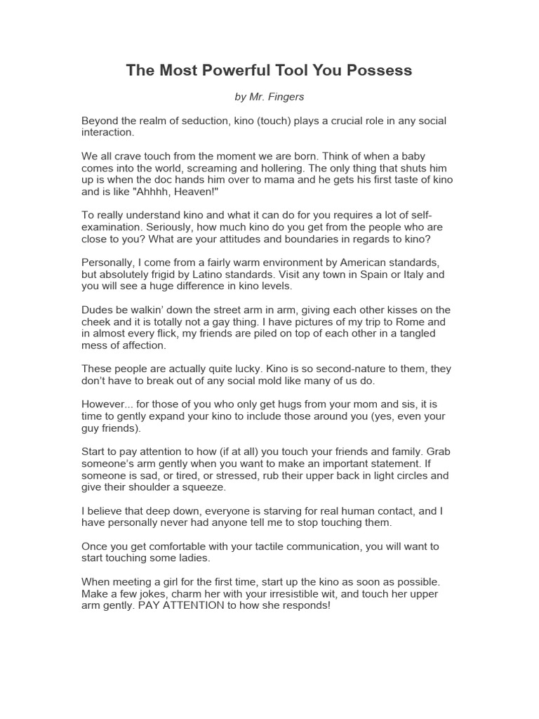 The Most Powerful Tool You Possess | PDF