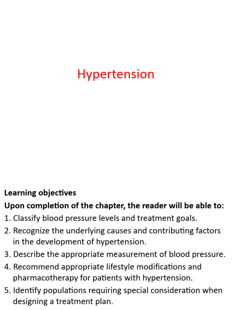 Hypertension | PDF | Hypertension | Angiotensin