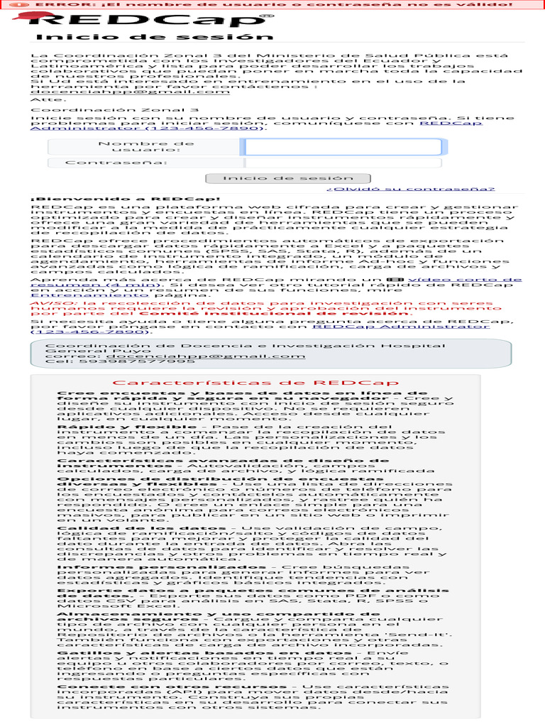 REDCap | PDF | Sas (software) | Archivo de computadora
