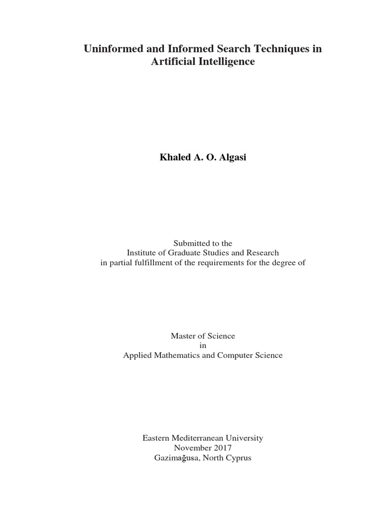 AI Algasikhaled | PDF | Algorithms And Data Structures | Computational Complexity Theory