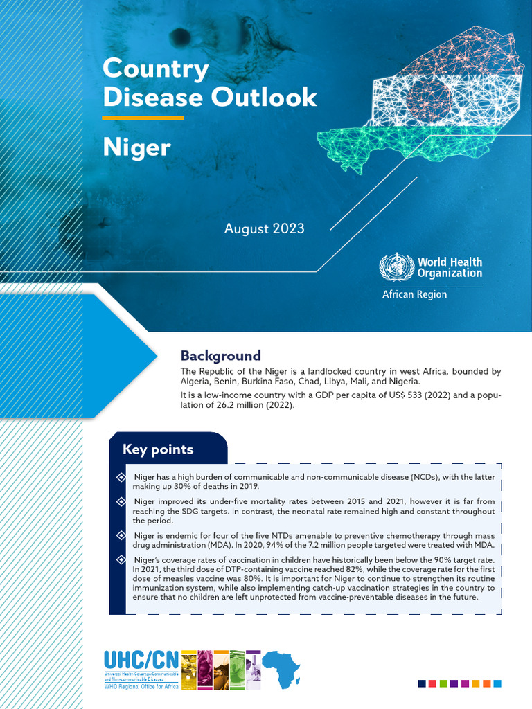 Country Disease Outlook: Niger | PDF | Tuberculosis | Malaria