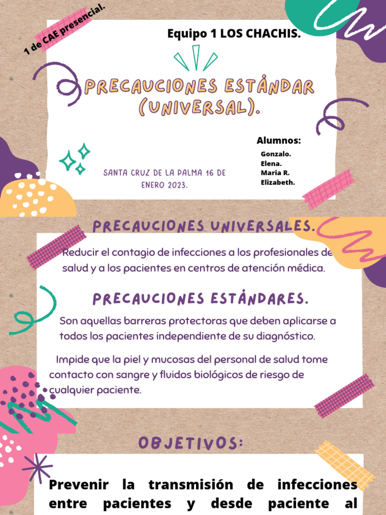 Precauciones Estándar en Salud | PDF | Lavado de manos | Infección