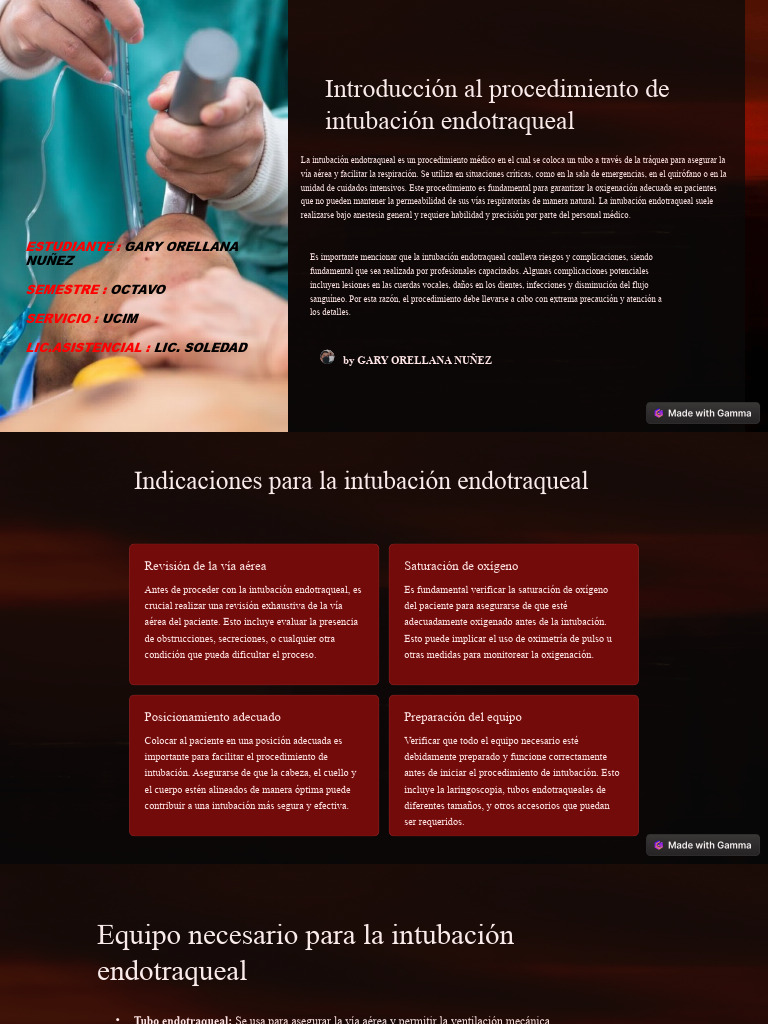 Guía de Intubación Endotraqueal | PDF | Enfermedades y trastornos ...